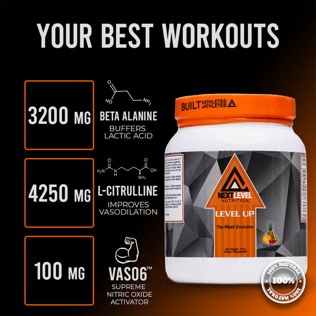 Level Up Performance Pre-Workout – Next Level Nutrition